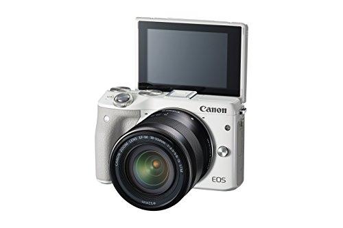 Canon EOS M3 Mirrorless Camera Kit with EF-M 18-55mm Image Stabilization (IS) STM Lens - Wi-Fi Enabled (White)
