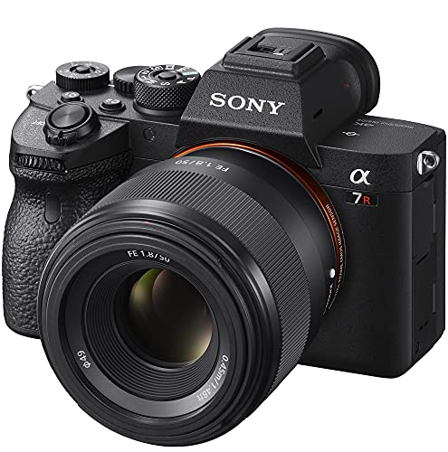 Sony a7R IV Mirrorless Full Frame Camera Body + 50mm F1.8 FE Fast E-Mount Lens SEL50F18F ILCE-7RM4A/B Bundle with Deco Gear Backpack + Microphone + LED + Monopod and Accessories Kit