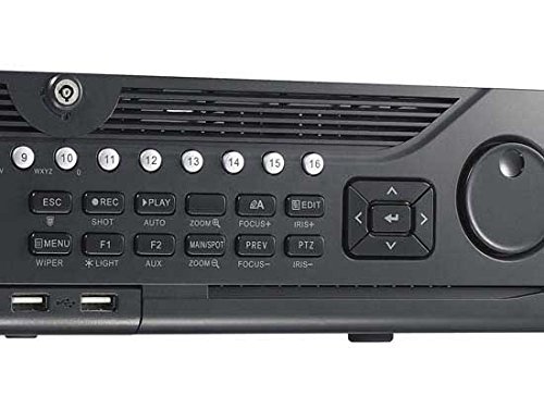 Hikvision DS-9016HWI-ST-20TB Hybrid DVR, 16-Channel Analog + 16-Channel IP, H264, UP to 6MP, HDMI, 8-SATA,