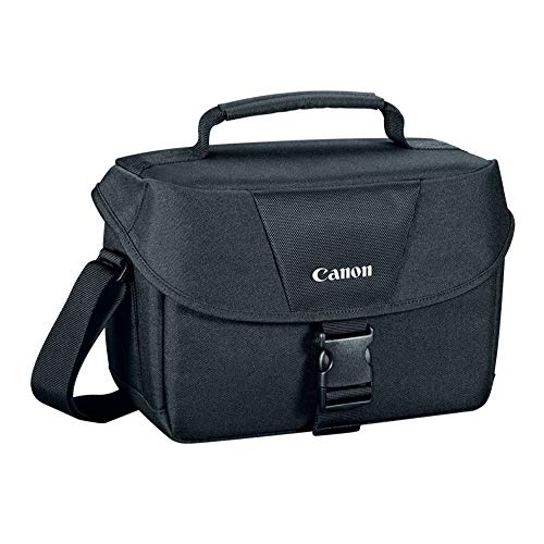 Canon EOS M50 15-45mm Mirrorless Digital Camera (Black) with Canon EOS Camera Gadget Bag, 64GB SD Card, Flexible 12" Spider Tripod, and Battery & Charger Pack Bundle (5 Items) (Renewed)