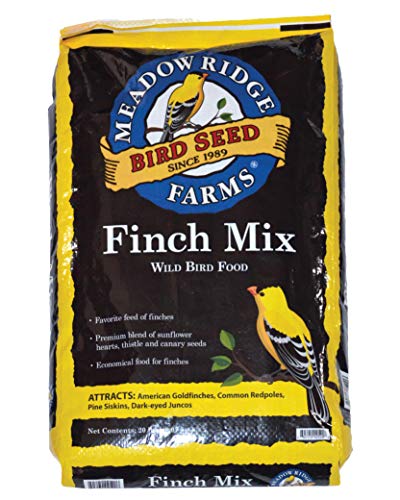Meadow Ridge Farms Finch Mix Wild Bird Seed, 20-Pound Bag