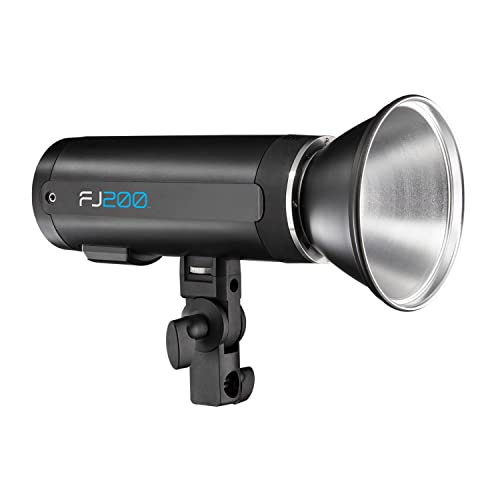 Westcott FJ200 200Ws Strobe Light Bundle with 64GB SD Card and Photography Backdrop Boards (3 Items)