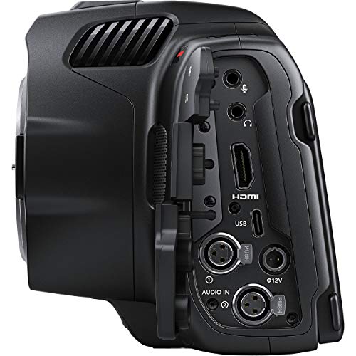 Blackmagic Design Pocket Cinema Camera 6K Pro (EF Mount) with SanDisk Extreme PRO 128GB SDXC Memory Card (UHS-I/V30/U3/Class-10), 2X Seller Supplied Replacement Batteries & More