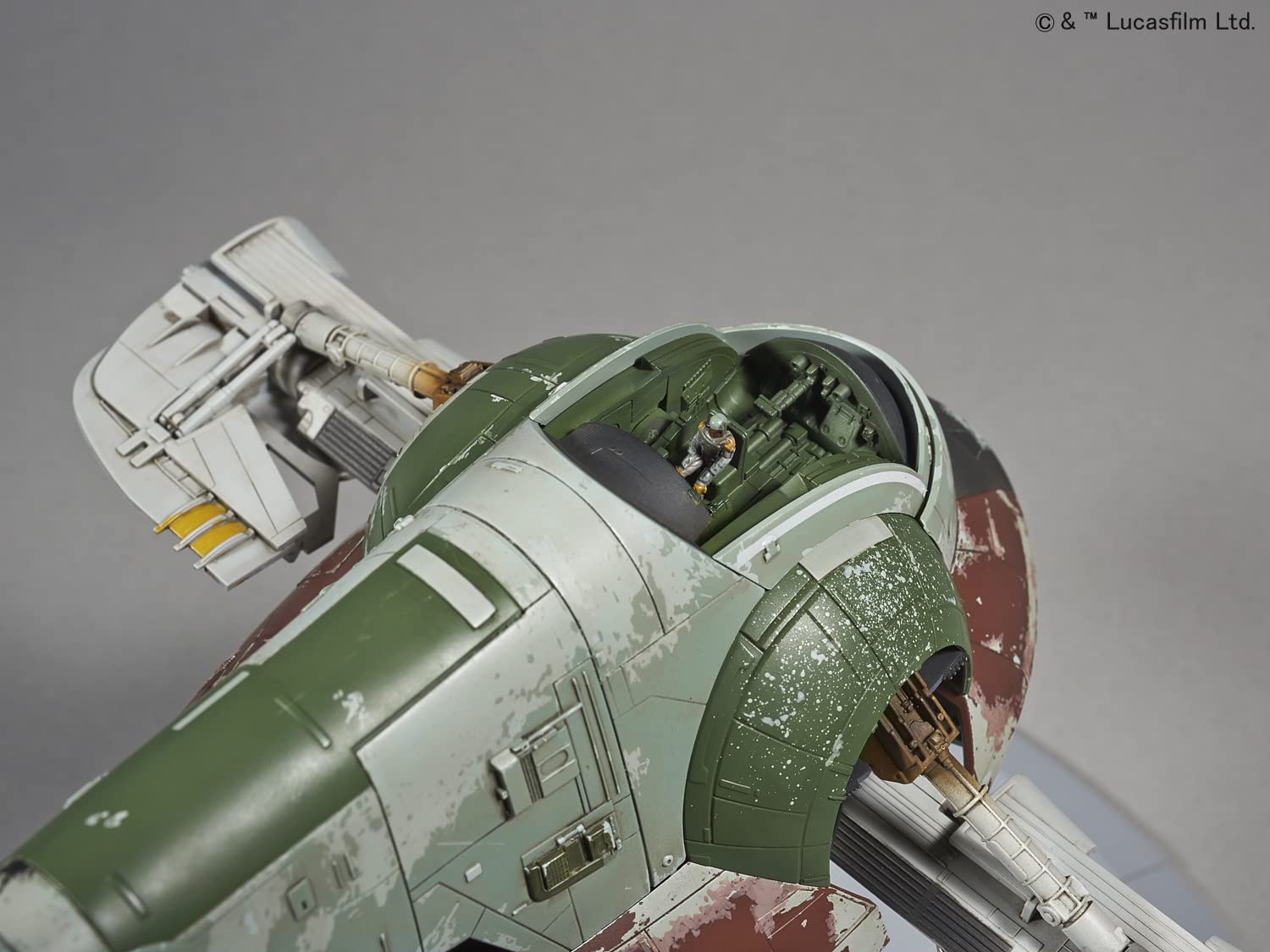 Bandai Hobby - Star Wars - Boba Fett's Starship, Bandai Star Wars 1/144 Plastic Model Kit