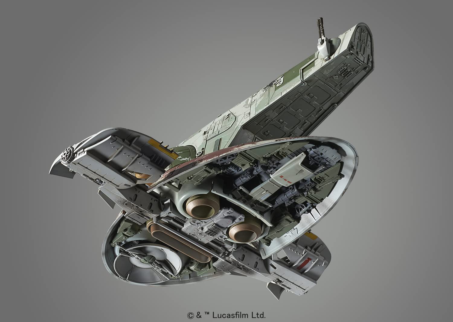 Bandai Hobby - Star Wars - Boba Fett's Starship, Bandai Star Wars 1/144 Plastic Model Kit