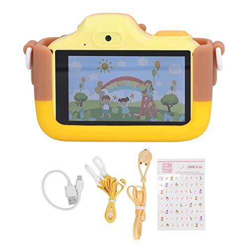 Digital Camera, Birthday Gift Toddler Camera Touch Screen One Key Intelligent Operation Face Recognition Mini for Children's Growth