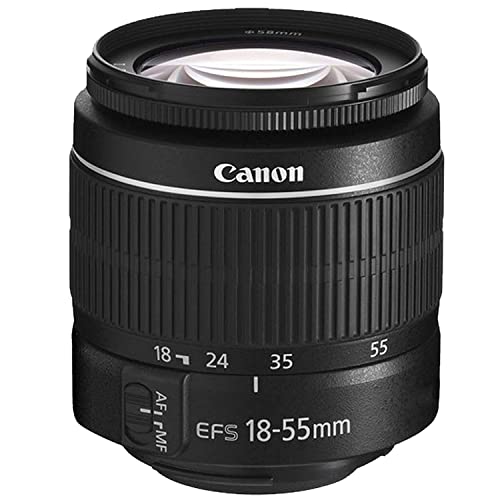 Canon EOS 4000D DSLR Camera with 18-55mm f/3.5-5.6 Zoom Lens,32GB Memory, Case,Tripod w/Hand Grip and More(28pc Bundle) (Renewed)