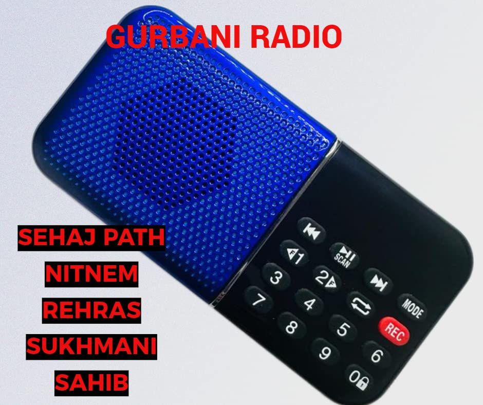 Gurbani Radio Player Includes Full Guru Granth Sahib Plus Nitnem-Rehras-Sukhmani Sahib-Shabad Kirtan