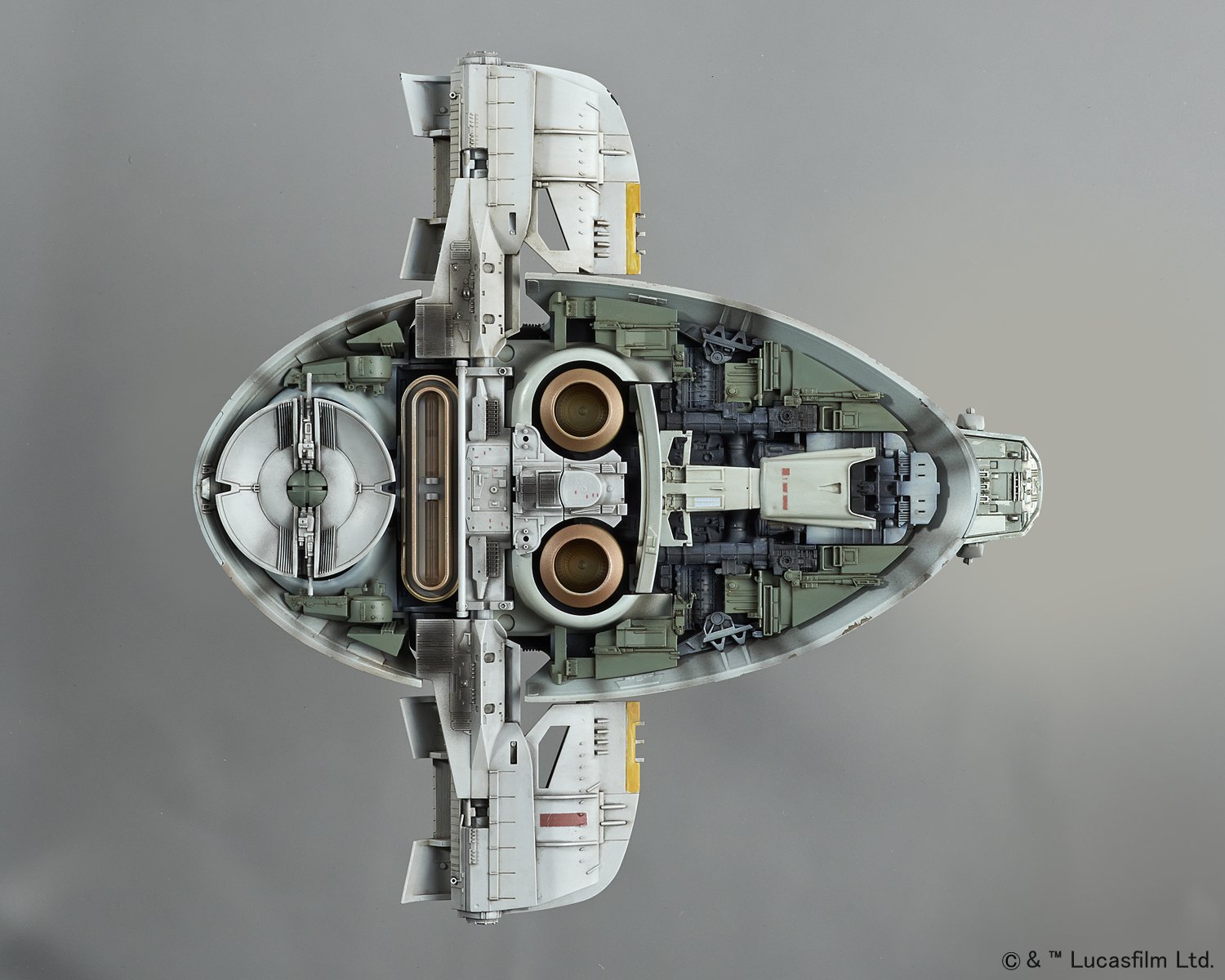 Bandai Hobby - Star Wars - Boba Fett's Starship, Bandai Star Wars 1/144 Plastic Model Kit