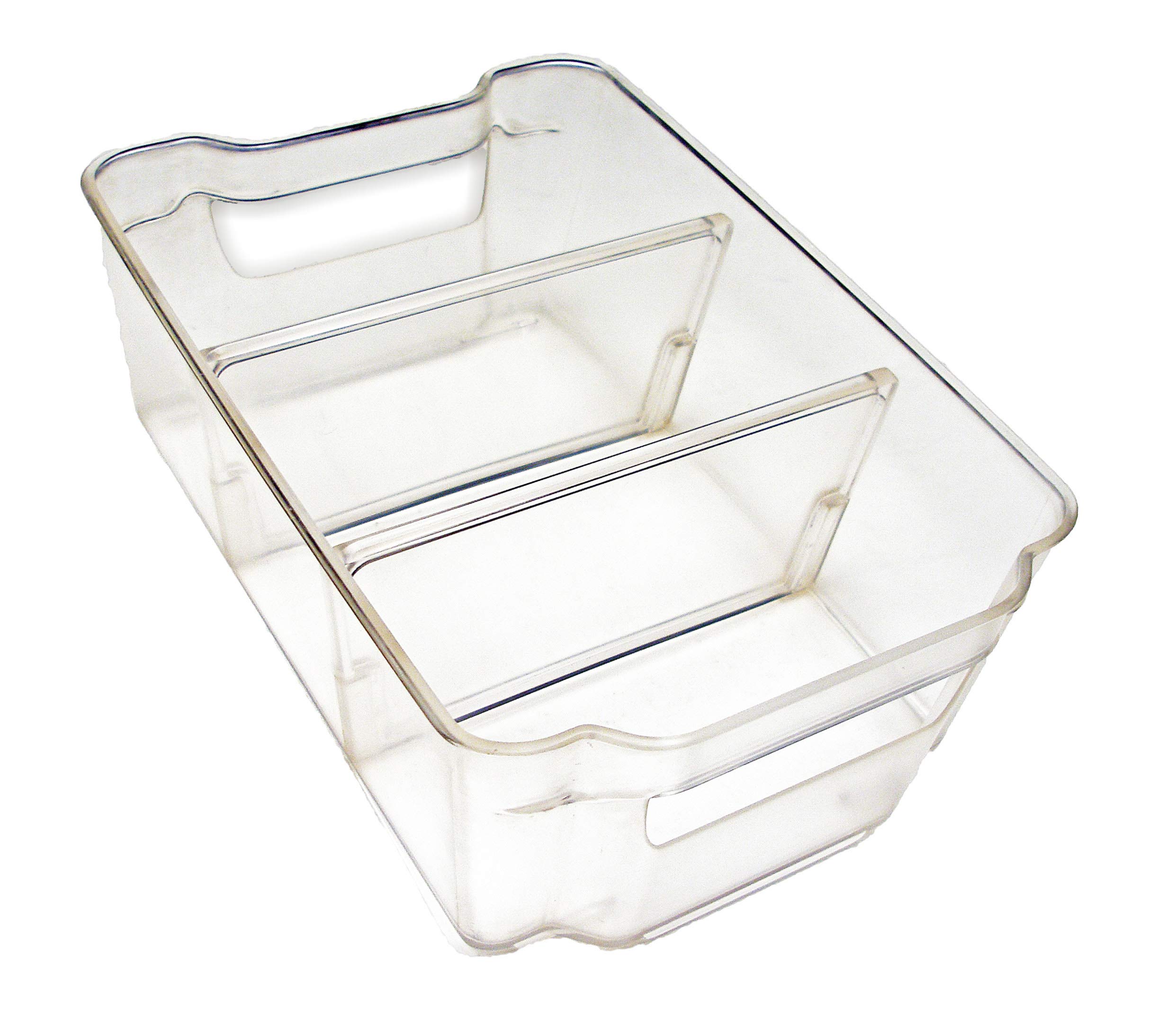 Dial Industries, Inc B664FN Food Storage Tray, 7" x 10.75" x 3.75", Clear