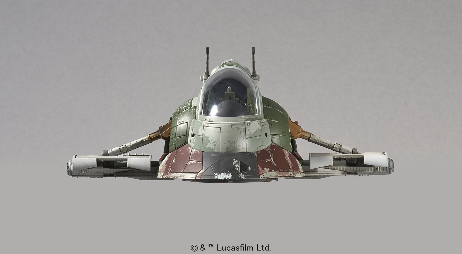 Bandai Hobby - Star Wars - Boba Fett's Starship, Bandai Star Wars 1/144 Plastic Model Kit