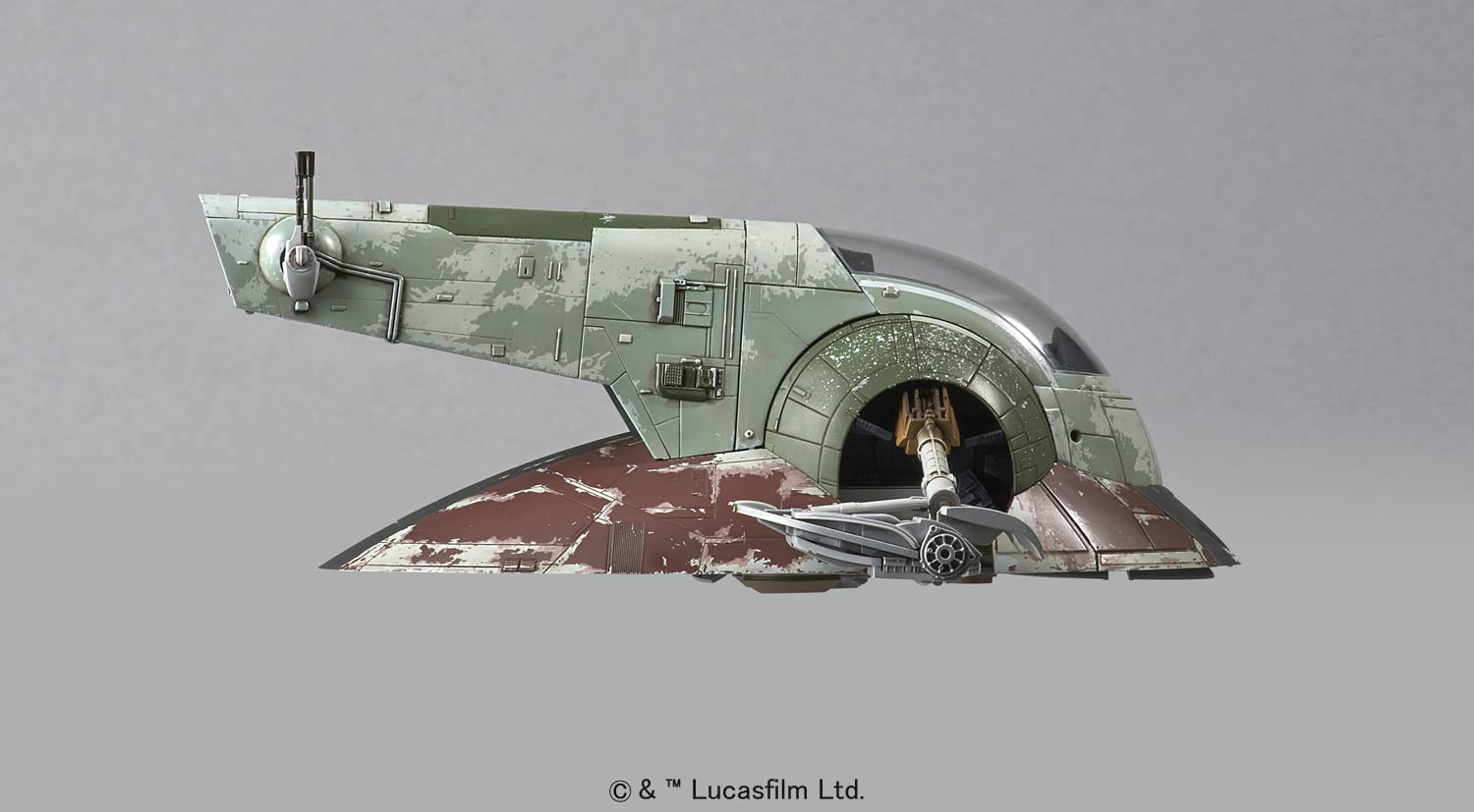 Bandai Hobby - Star Wars - Boba Fett's Starship, Bandai Star Wars 1/144 Plastic Model Kit