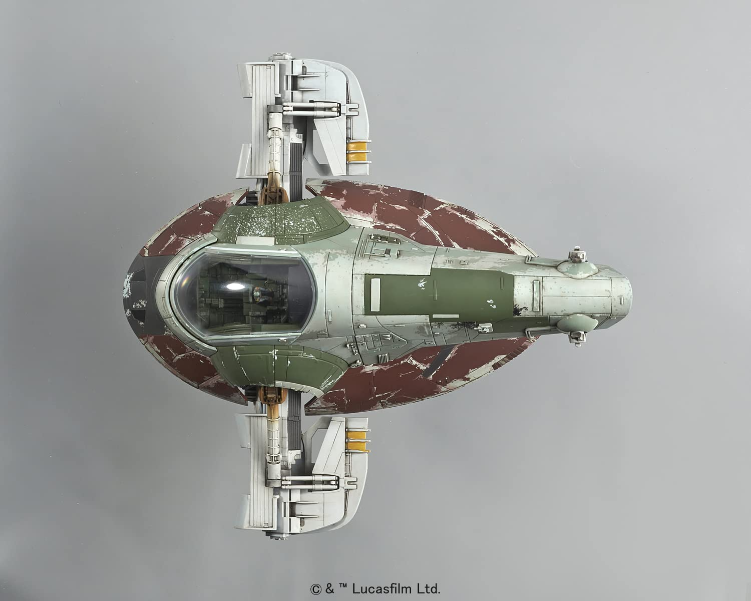 Bandai Hobby - Star Wars - Boba Fett's Starship, Bandai Star Wars 1/144 Plastic Model Kit