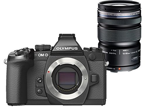 Olympus OM-D E-M1 Mirrorless Micro Four Thirds Digital Camera with ED 12-50mm f3.5-6.3 EZ Lens Kit - International Version (No Warranty)