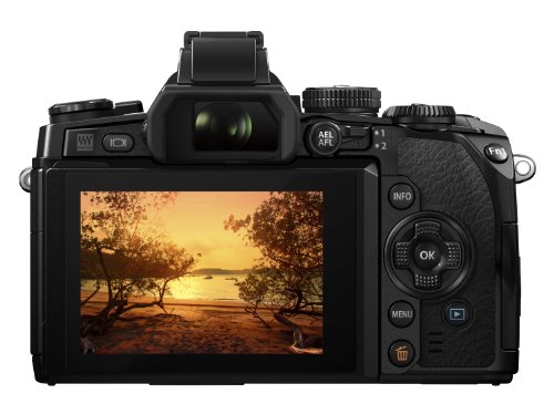 Olympus OM-D E-M1 Mirrorless Micro Four Thirds Digital Camera with ED 12-50mm f3.5-6.3 EZ Lens Kit - International Version (No Warranty)