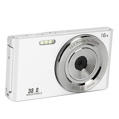 Digital Camera, Compact Camera with 16X Digital Zoom Builtin Fill Light for Teens