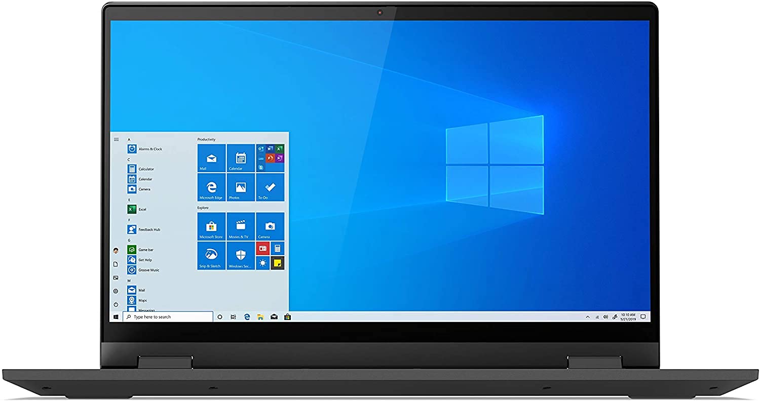 Lenovo IdeaPad Flex 5i 14" Convertible Laptop, FHD (1920 x 1080) Touch Display, Intel Core i3-1115G4 Processor, 4GB DDR4 RAM, 128GB SSD, UHD Graphics, Win 10 in S Mode, 82HS000GUS, Graphite Grey