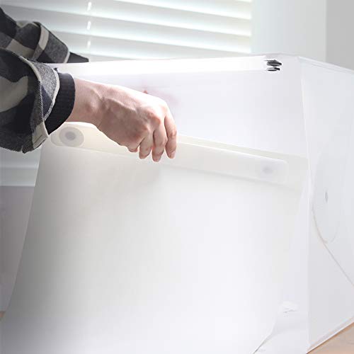 Foldio2 Plus | 15" Portable Product Photo Studio Light Box with Dimmable 5700k LED Light | ORANGEMONKIE | World 1st All-in-One Photo Studio