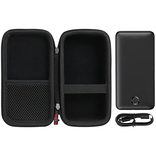 khanka Hard Travel Case Replacement for Anker 347 Power Bank (PowerCore 40K), 40,000mAh Battery Pack, Case Only (Black)