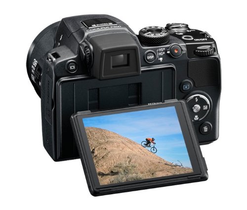 Nikon COOLPIX P500 12.1 CMOS Digital Camera with 36x NIKKOR Wide-Angle Optical Zoom Lens and Full HD 1080p Video (Black) (Renewed)