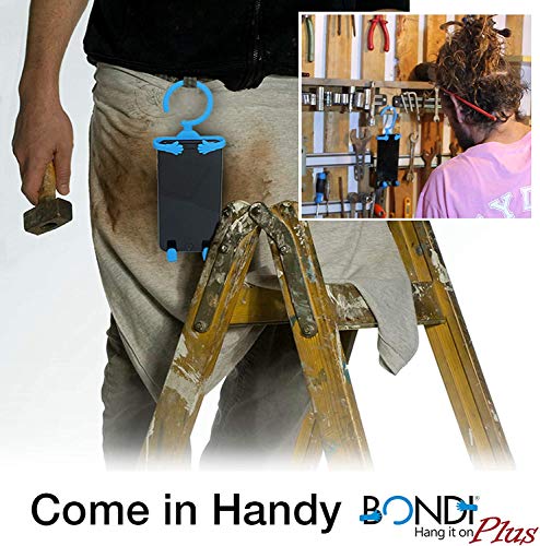 Bondi Plus Flex Phone Holder and Stand - Adjustable Flexible Silicone Case Hanging Mount for Car Bike and Desk up to 6.75" Large Cell Phones - iPhone Xs XR 11 SE - Samsung Galaxy S10 S20 β Black