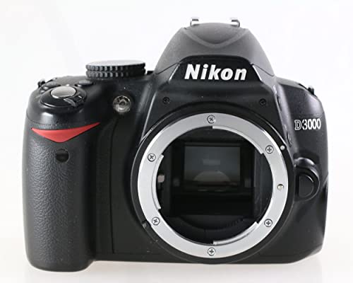 Nikon D3000 10.2MP Digital SLR Camera Body (Kit Box no Lens Included) - International Version (No Warranty)