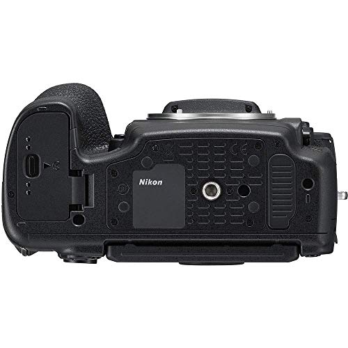 Nikon D850 DSLR Camera (Body Only) (1585) + 64GB Memory Card + Case + Corel Software + 2 x EN-EL 15 Battery + LED Light + HDMI Cable + Cleaning Set + Flex Tripod + More (International Model) (Renewed)