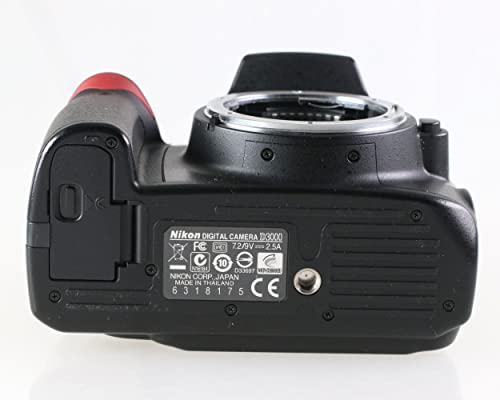 Nikon D3000 10.2MP Digital SLR Camera Body (Kit Box no Lens Included) - International Version (No Warranty)