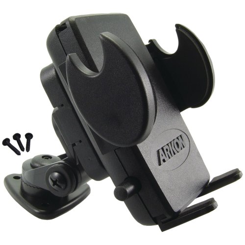 ARKON Adhesive Car or Truck Phone Holder Mount for iPhone 12 11 Pro Max XS XR Galaxy Note 20 10 9 Retail Black (SM428)