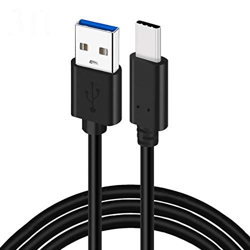 UNIDOPRO 3FT 10mm Extended Long Tip USB-C Type C Data Sync Fast Charger Cable Cord (USB 3.0 Male A to Type C 3.1 Male) for IP68 Waterproof/Rugged Phones or Cases with Deep Recessed Ports