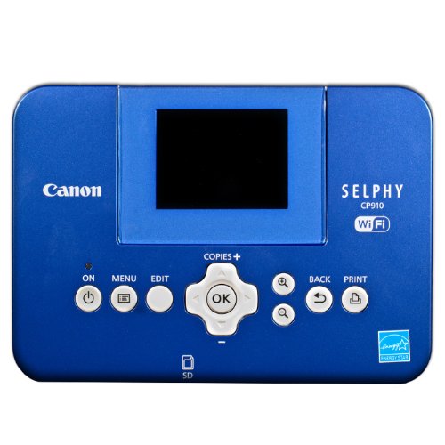 Canon Office Products SELPHY CP910 Blue Wireless Color Photo Printer
