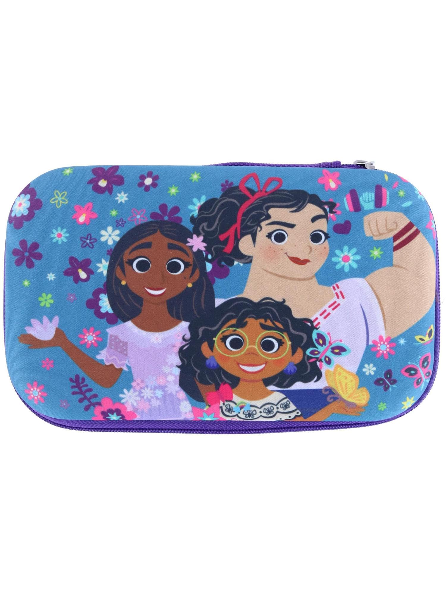 Encanto Molded Pencil Case - 5x8 Pencil Box and Crayon Box for School - Cool Superhero Storage Box - Handy Hard-Shell Pencil Case with Zipper for Markers - Pencils and Crayons for Kids