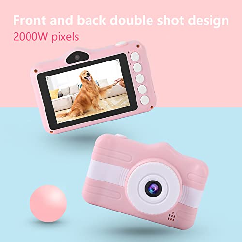 1080p Front Rear Dual Cameras Digital Camera for Kids Photography Video Durable Easy to Use Video Selfie Record Life Digital Camera Digital Action Camera Students Teens