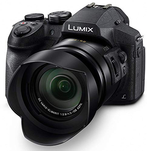 Panasonic Lumix FZ300 Long Zoom Digital Camera Features 12.1 Megapixel, 1/2.3-inch Sensor, 4K Video, WiFi, Splash/Dustproof Camera, Leica DC 24X F2.8 Zoom Lens - DMC-FZ300K - (Black) USA (Renewed)