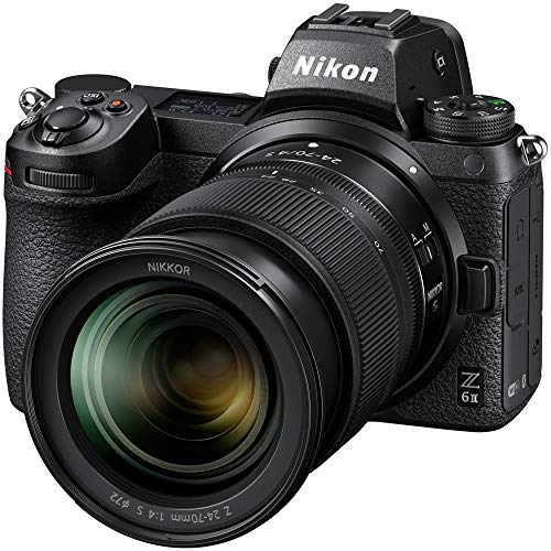 Nikon 1663 Z6II Mirrorless Camera Full Frame FX Body with NIKKOR Z 24-70mm f/4 S Lens Kit (Renewed)