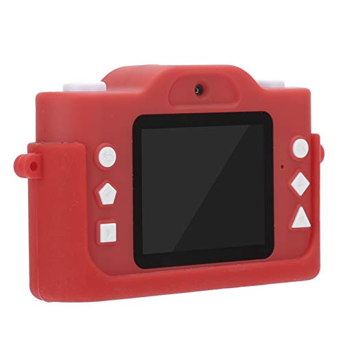 Santa Claus 40mp Santa Claus 40mp Front Rear Dual Camera Kid Camera Small Video Recorder with MP3 Red