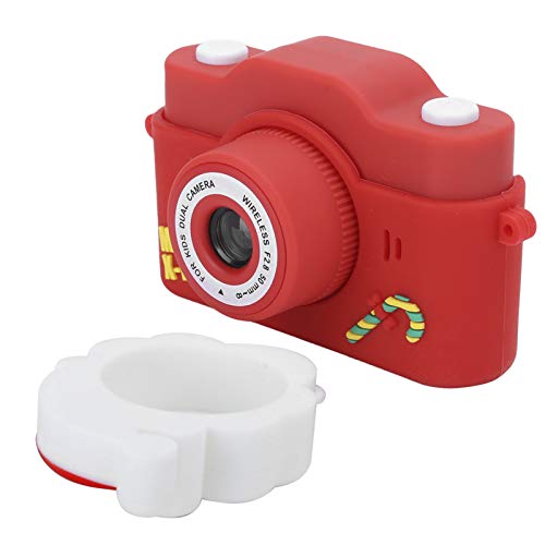 Santa Claus 40mp Santa Claus 40mp Front Rear Dual Camera Kid Camera Small Video Recorder with MP3 Red