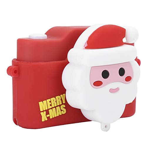 Santa Claus 40mp Santa Claus 40mp Front Rear Dual Camera Kid Camera Small Video Recorder with MP3 Red