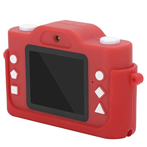 Santa Claus 40mp Santa Claus 40mp Front Rear Dual Camera Kid Camera Small Video Recorder with MP3 Red