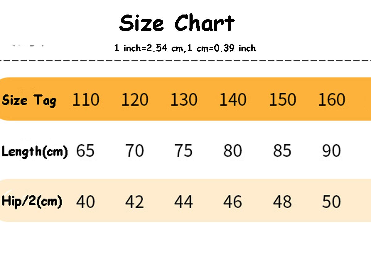 NABER Kids Girls Casual Wide Leg Denim Pants Heart Pattern Elastic Waist Jeans Size 4-14 Years (Blue2, 13-14 Years)