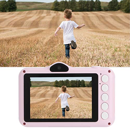 SNOEMWU Children Camera,Safe and Reliable 3.5 Inch IPS Eye Protection Large Screen Children Digital Camera, 12MP Kids Action Camera USB Charging Birthday Gift