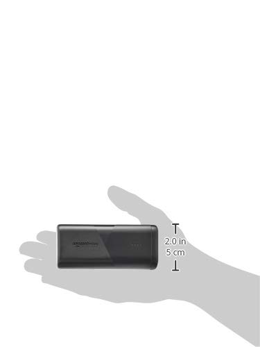 Amazon Basics Ultra-Portable Charger Power Bank Battery, USB-A, 10000mAh