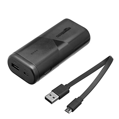 Amazon Basics Ultra-Portable Charger Power Bank Battery, USB-A, 10000mAh