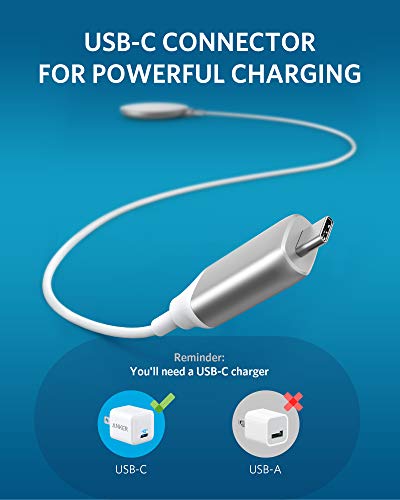Magnetic Wireless Charger, Anker Wireless Charger with 5ft Built in USB-C Cable, PowerWave Magnetic Pad, 7.5W Charging for iPhone 13 / 13 Pro / 13 Pro Max / 13 mini / 12 / 12 Pro (No AC Adapter)