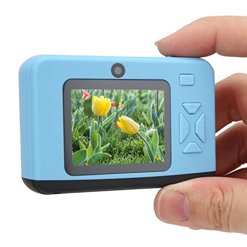 Kids Camera, Multifunction Mini Children Camera Electronic Gift with AntiLost Strap for Recording Videos (Blue)