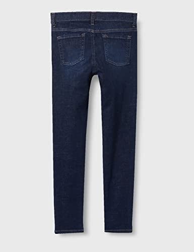 Amazon Essentials Outdoor Girls' Skinny Fit Stretch Jeans, Dark Wash, Size: 14 Slim