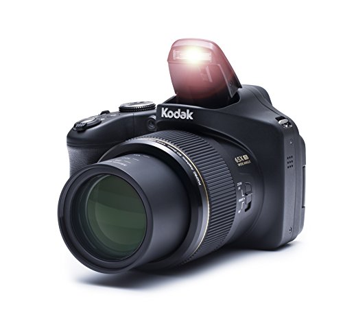 Kodak Pixpro Astro Zoom AZ651 20 MP Digital Camera with 65X Opitcal Zoom, 1080p Video Recording and 3-inch LCD Screen (Black)