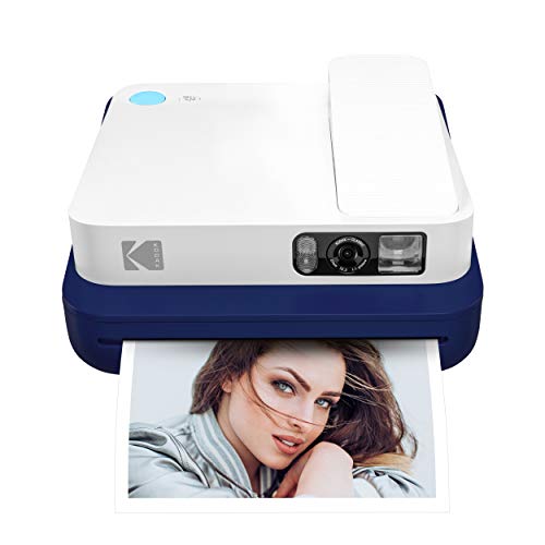 KODAK Smile Classic Digital Instant Camera with Bluetooth (Blue) Starter Kit