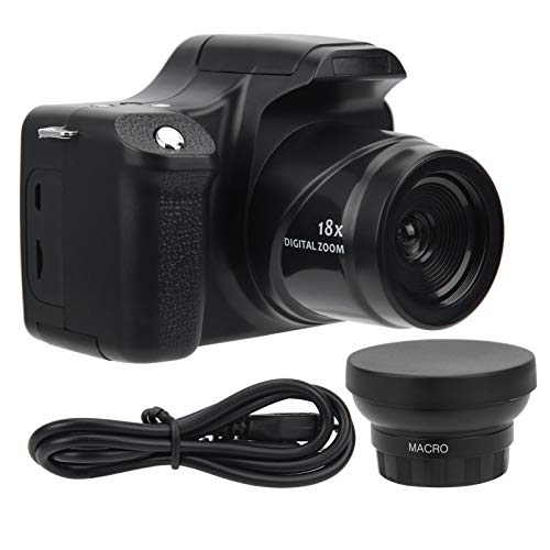 Kodak Camera Photo Cameras for Lenses 3.0 in LCD Screen 18X Zoom Hd SLR Camera Digital Slrs Long Focal Length Portable Digital Camerastandard (Standard Edition + Wide Angle Lens)
