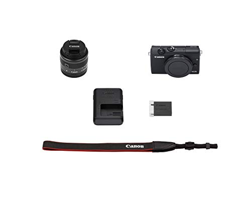 Canon EOS M200 EF-M 15-45mm is STM Kit (Black) (Renewed)